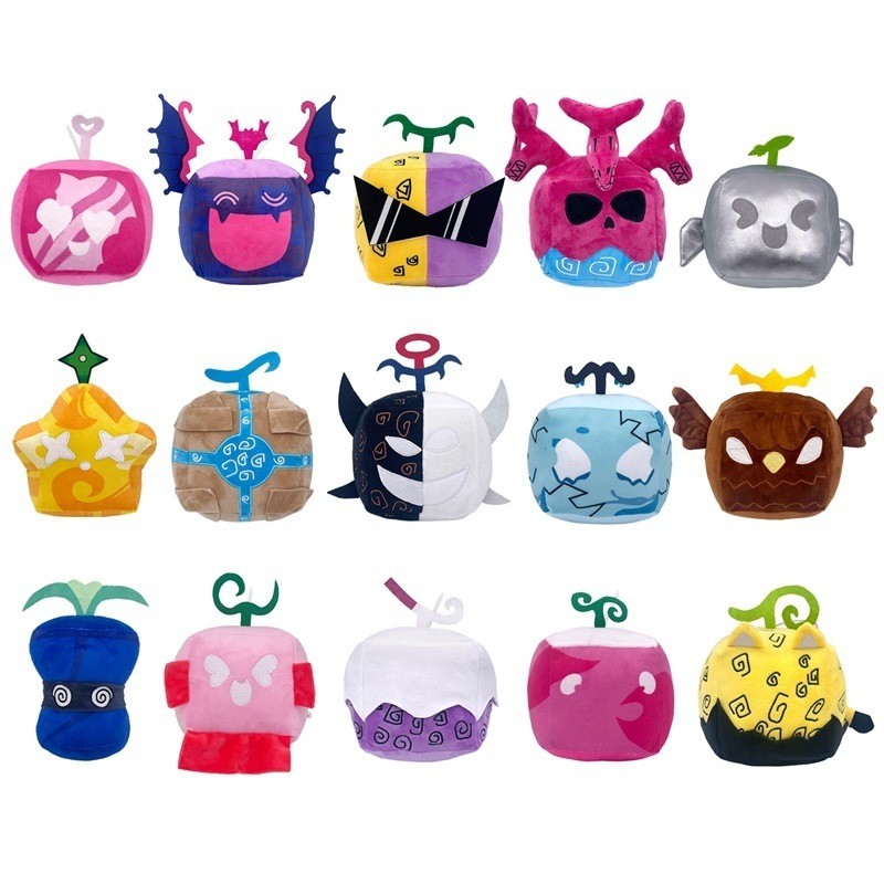 Roblox blox Fruits Game Merchandise Plush Toy Devil Fruit Box Doll ...