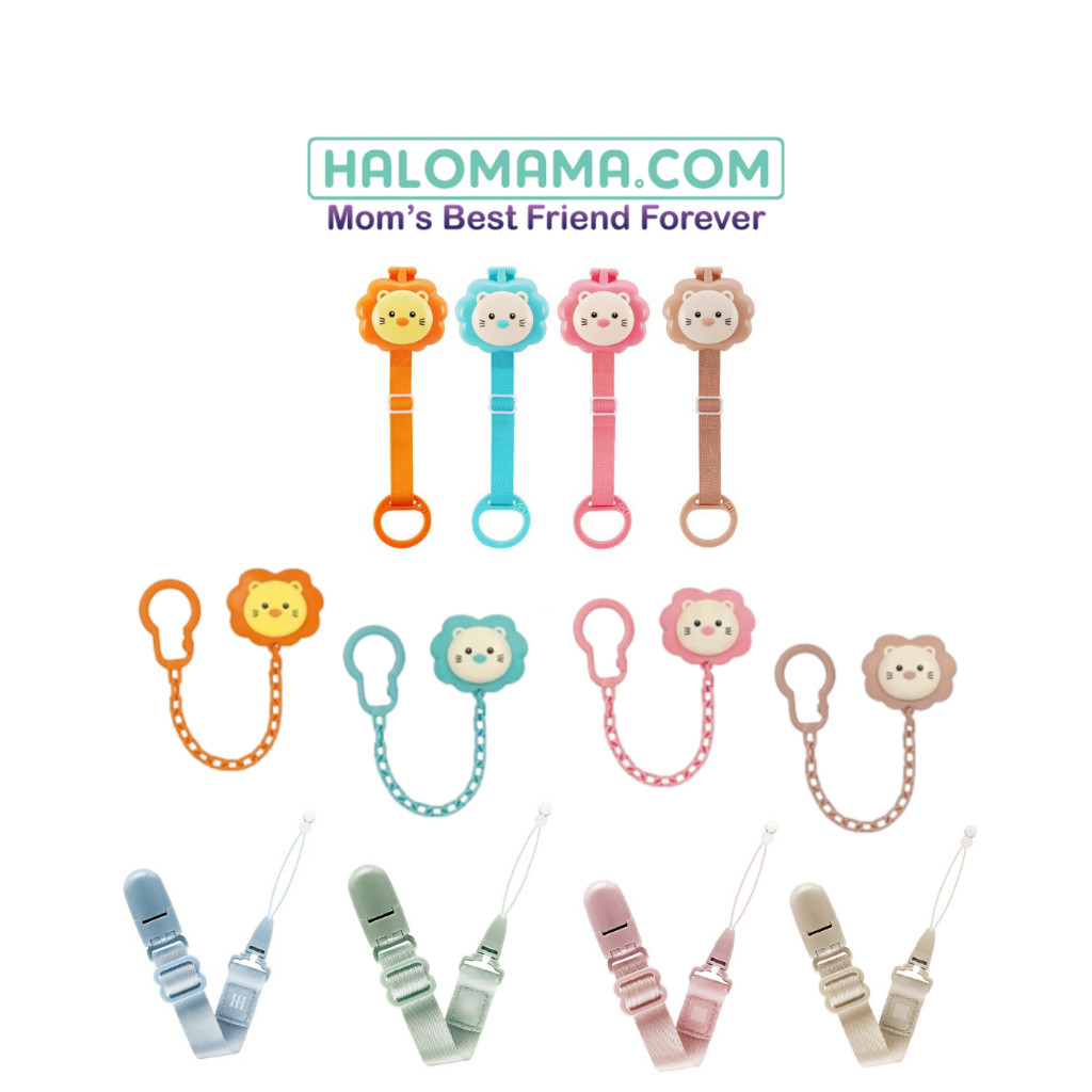 SIBA Pacifier Holder Chain/Pacifier Strap Case /Paccifier clip glow in ...