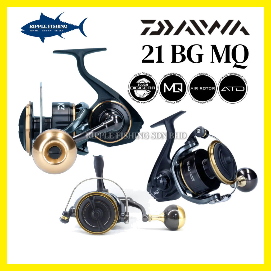 2021 DAIWA BG MQ ARK Spinning Reel 21’ SW you Saltwater Jigging Casting Bottom Fishing | Shopee ...