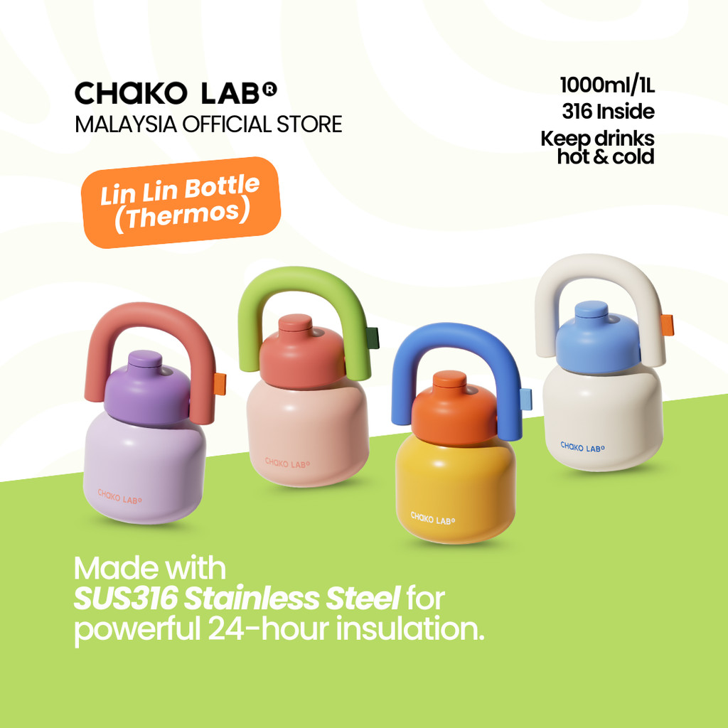 CHAKO LAB LIN LIN BOTTLE CERAMIC AND 316 STAINLESS STEEL THERMOS BOTTLE ...