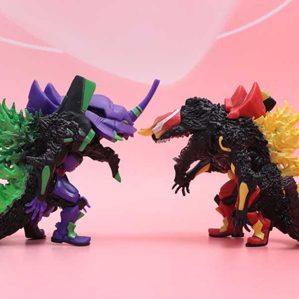 Ready Stock 2 Monsters EVA Godzilla Awakening Form Monster Red Lotus ...