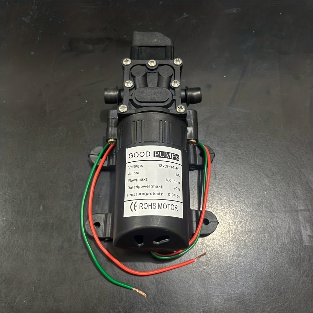 Dc12v Automatic Diaphragm Water Pump Small Safe High Pressure Self ...