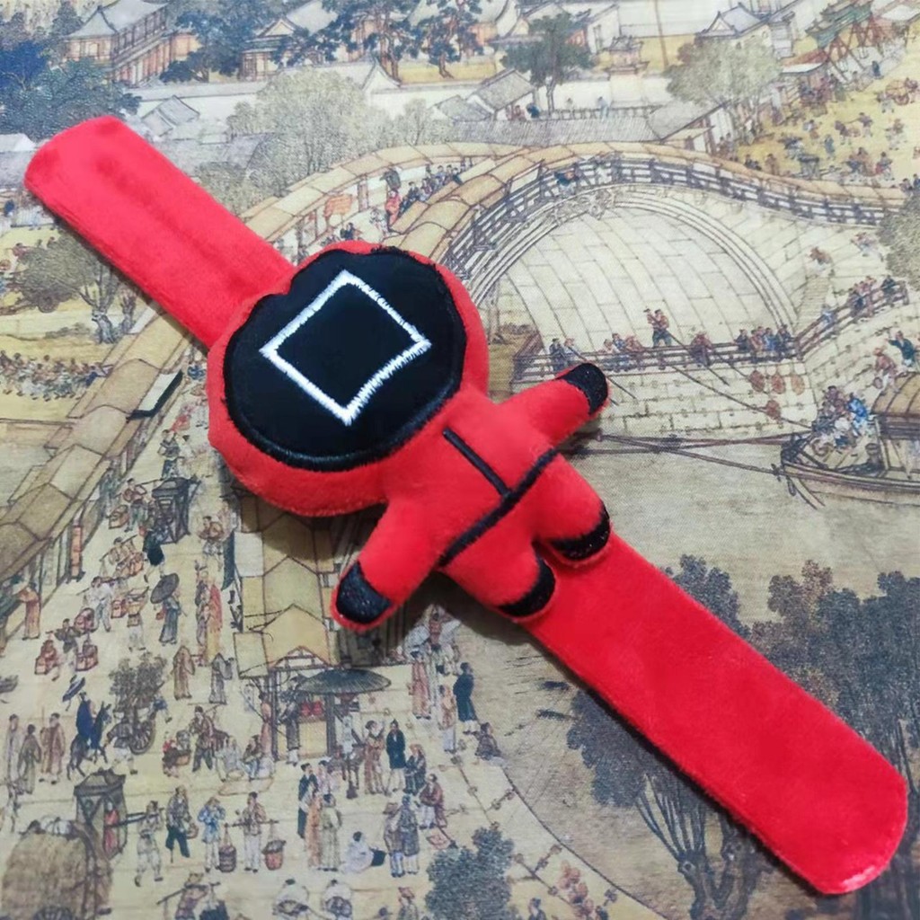 Squid Game 2 Snap Bracelets Cute Stuffed Toy Slap Bands Comfortable ...