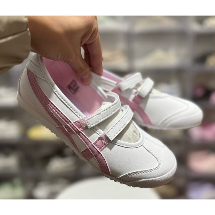 2025- Patou x Onitsuka Tiger MEXICO 66 BALLERINA BLACK/WHITE Comfortable lightweight flat Mary ...