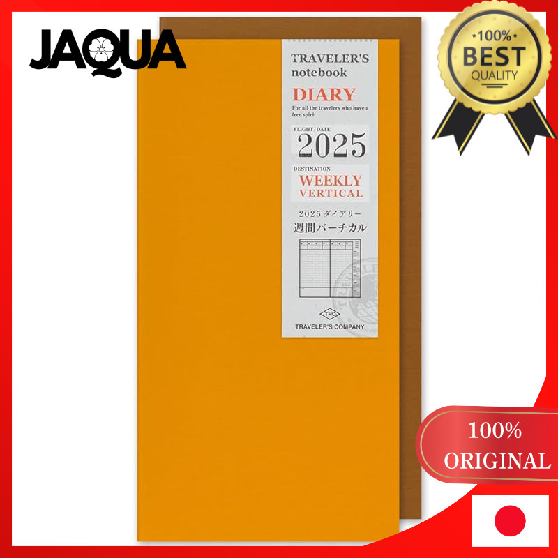 Traveler's Notebook Diary Refill 2025 A5 Slim Vertical 14483006 ...