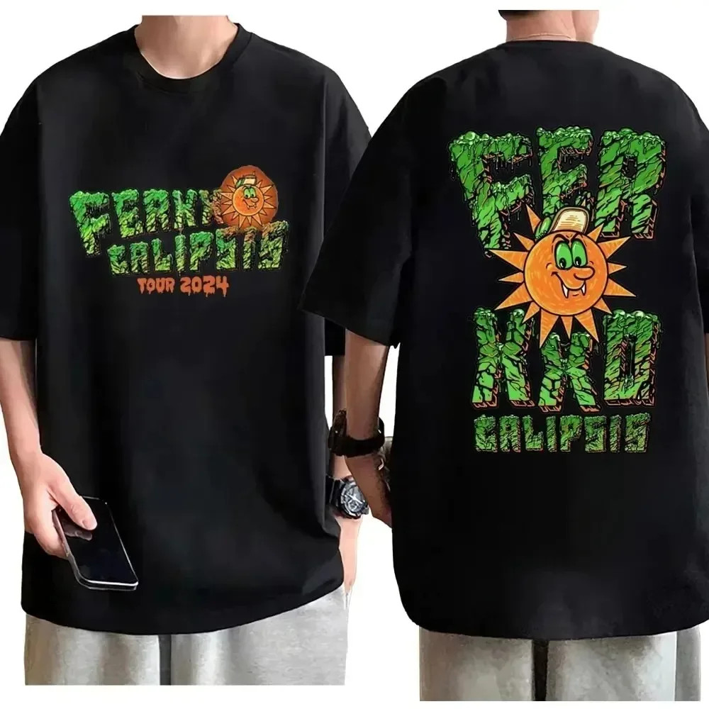 Rapper Feid Music Album Tshirt Ferxxocalipsis World Tour 2025 Graphic T ...