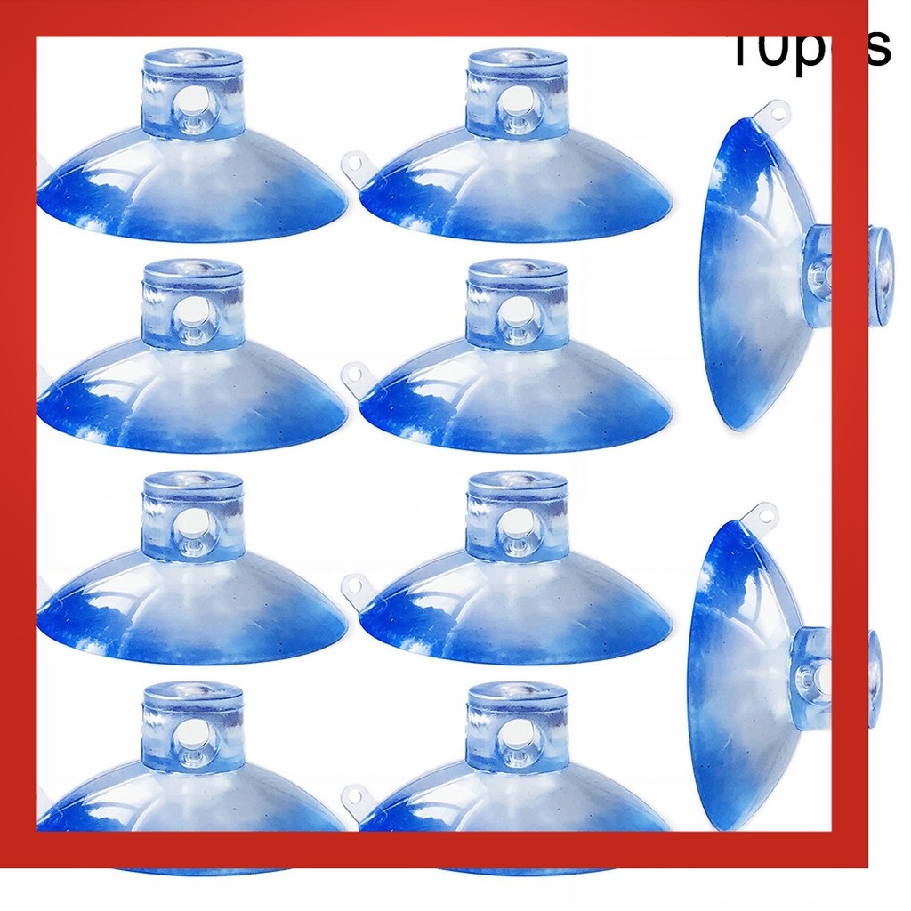 [BTSL] 30mm Dual Hang Suction Cups with Side Pilot Hole Plastic/Rubber ...