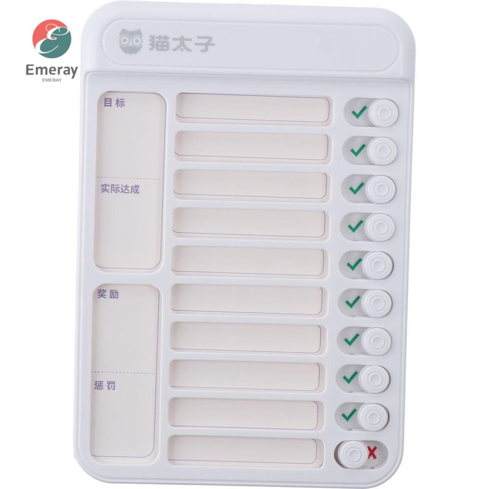 EMERAY Check List Memo Board, Plastic To Do List Checklist Board ...