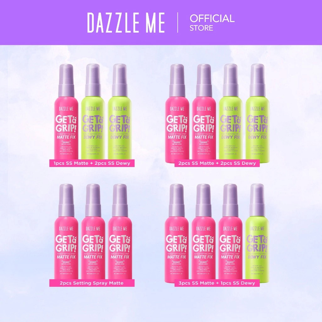 DAZZLE ME Get a Grip! Makeup Setting Spray Matte Fix Smooth Matte ...