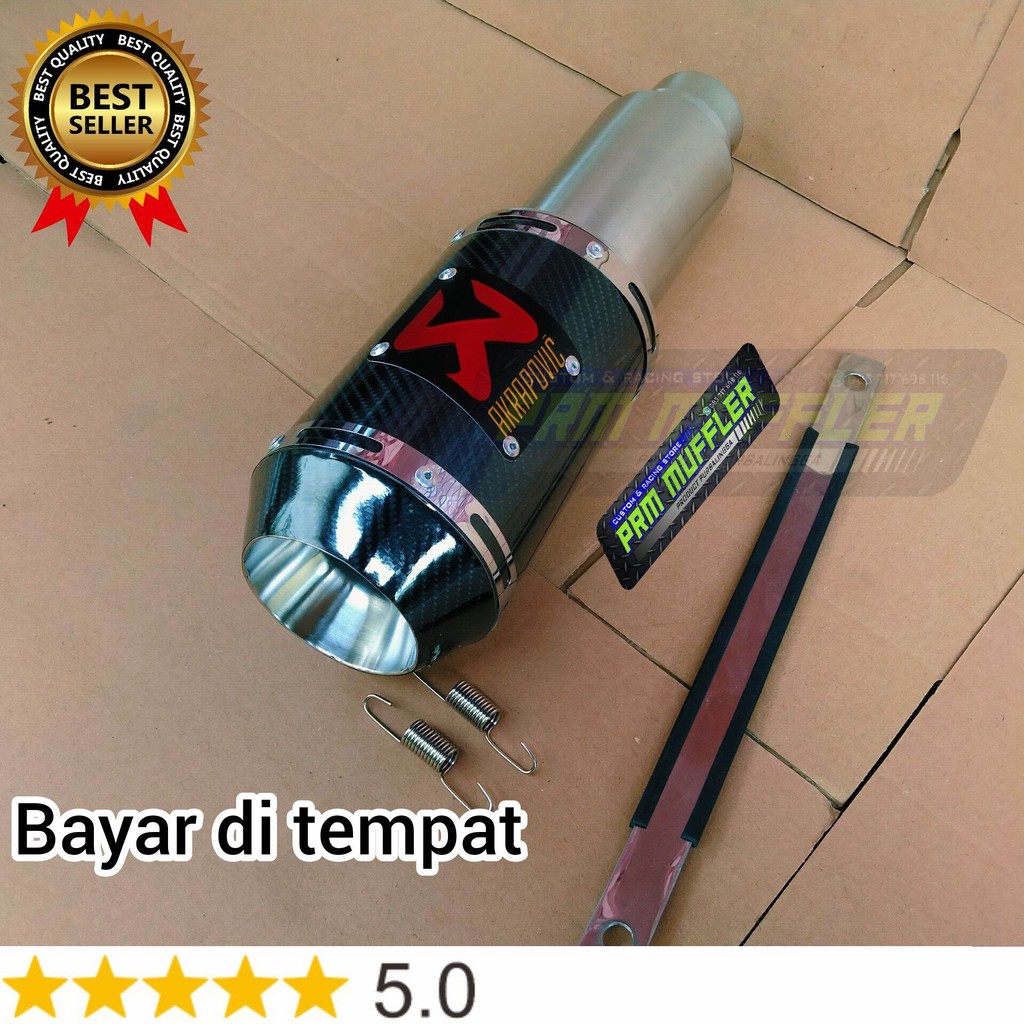 Akrapovic GP M1 CARBON INLET EXHAUST SILINCER 50/51MM | Shopee Malaysia
