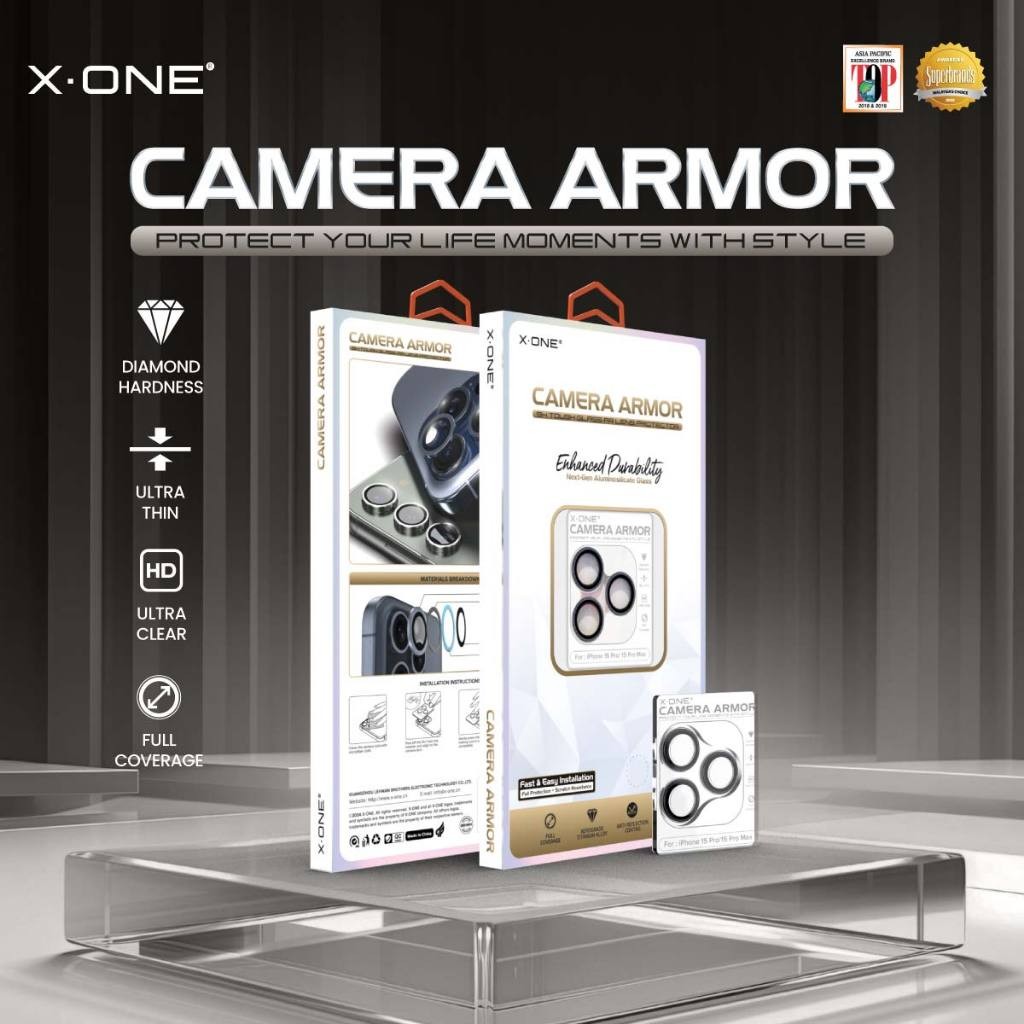 X.One Camera Armor Lens Protector for 16 15 Pro Max Plus | Shopee Malaysia