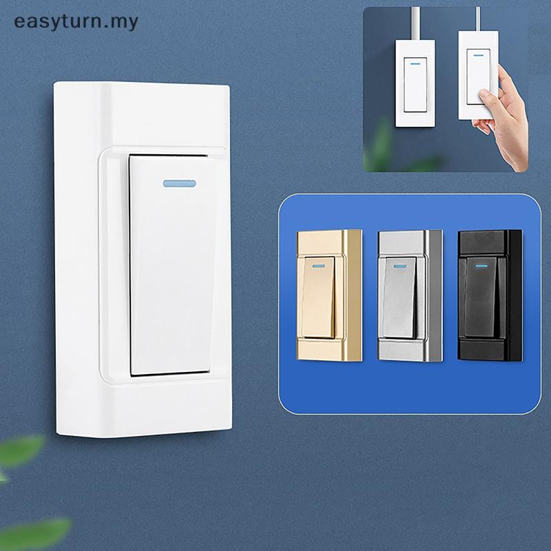 Eas 1Pc 1 Gang 2 Way Surface Mount Switch Wire Hanging Installation Bedside On/Off Control Lamp ...