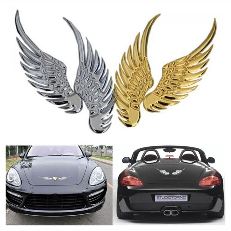Ticker 3D falcon wings with car logo stickers | Shopee Malaysia