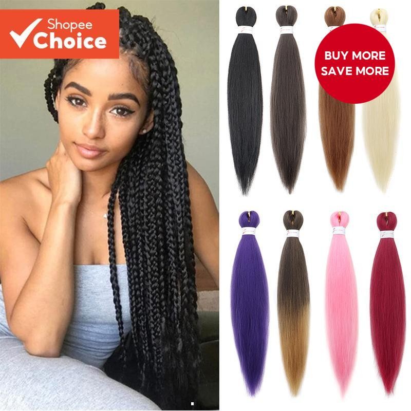 20 Inch Synthetic Simple Giant Braid Pre Stretched Braided Hair ...