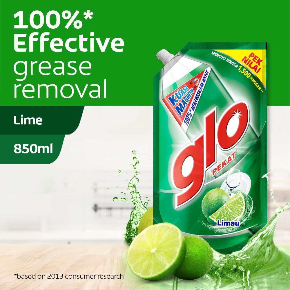 Glo dishwashing liquid 850ml refill Dishwashing Liquid Pencuci Pinggan ...
