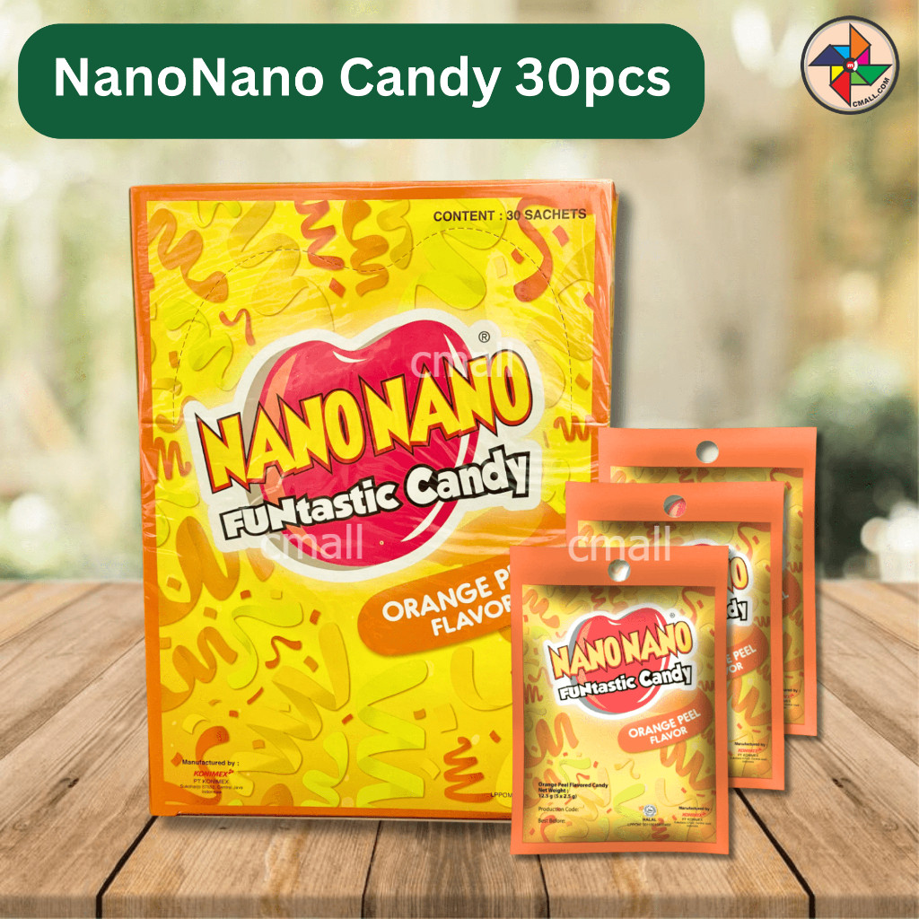 [CM] Nano Nano Funtastic Candy Unique Flavour Sweet & Tangy Orange Peel ...