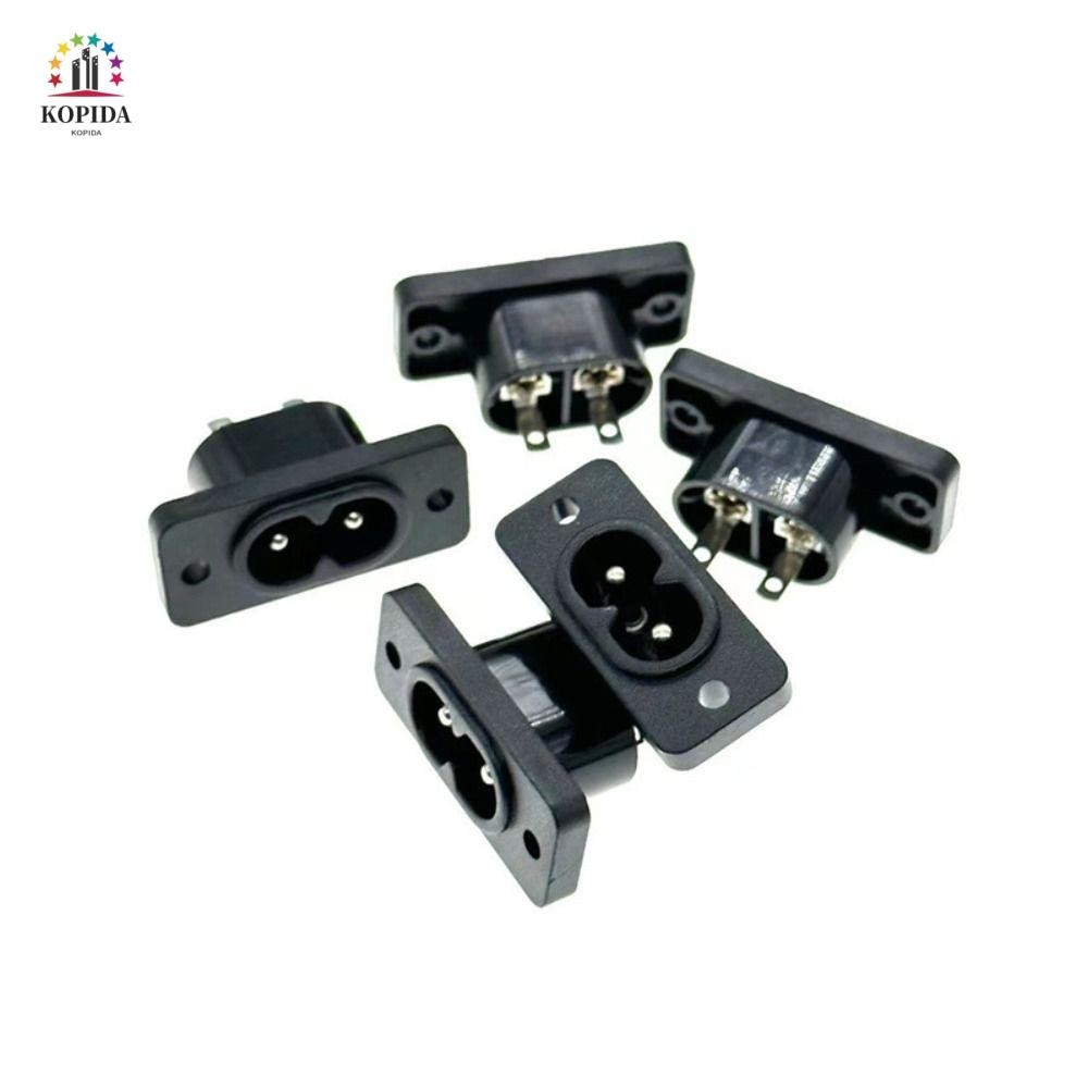 WILLIS 20 PCS 8-Shaped Plug Socket, AC 2.5A Plastic Power Socket ...