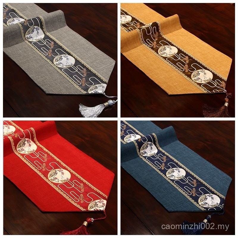 Waterproof Table Runner Chinese Style New Chinese Style Zen Tea Runner ...