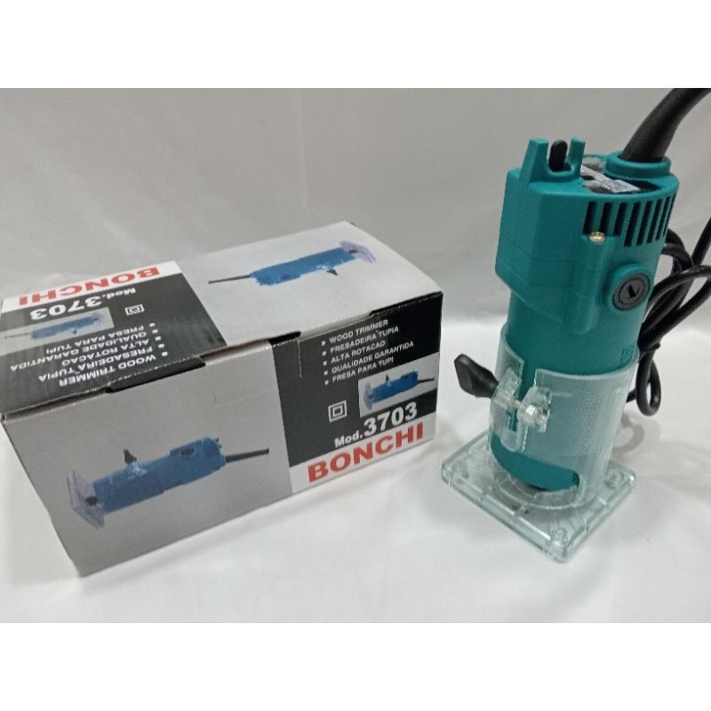 MESIN KAYU Bonchi WOOD TRIMMER type MT 3703 530W// WOOD TRIMMER ROUTER ...