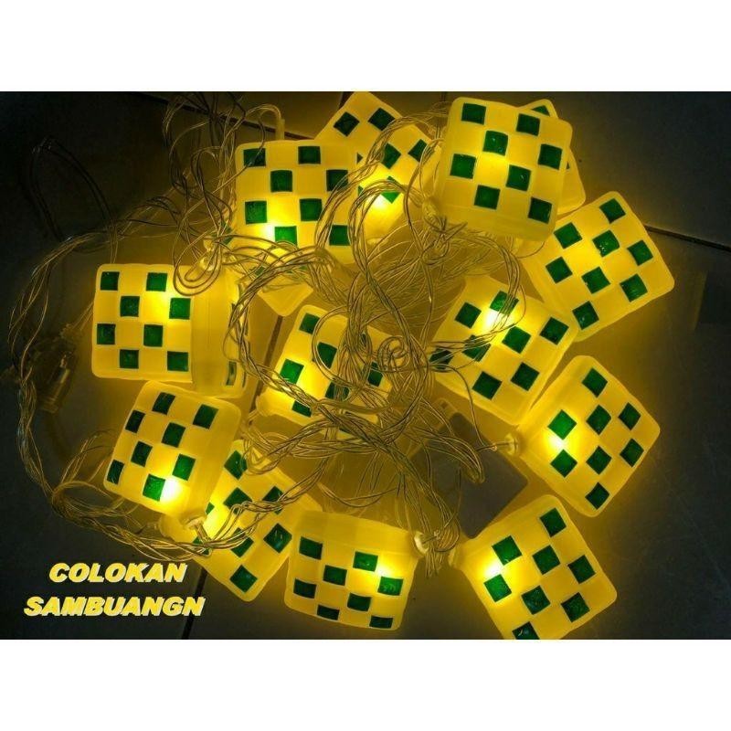 Lampu Raya Ketupat Hari Raya Lampu Raya Aidilfitri Fairy Light String ...