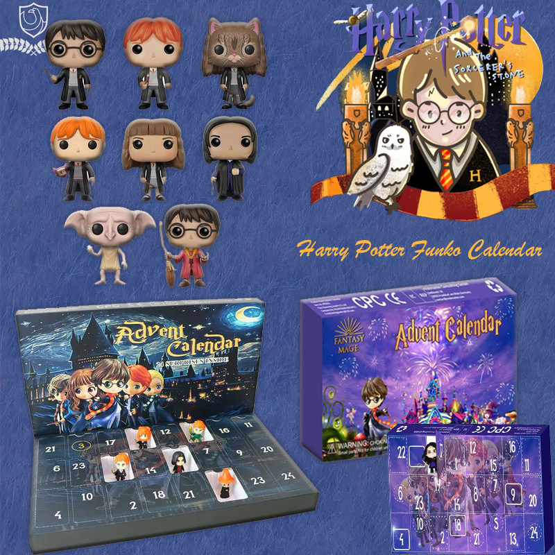 Harry Potter Funko Advent Calendar Christmas Countdown Calendar 24 Days ...