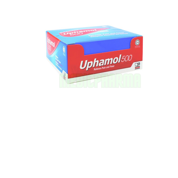 Uphamol 500mg 18 Strips x 10 tablets [ 1 box] - to relieve pain & fever ...