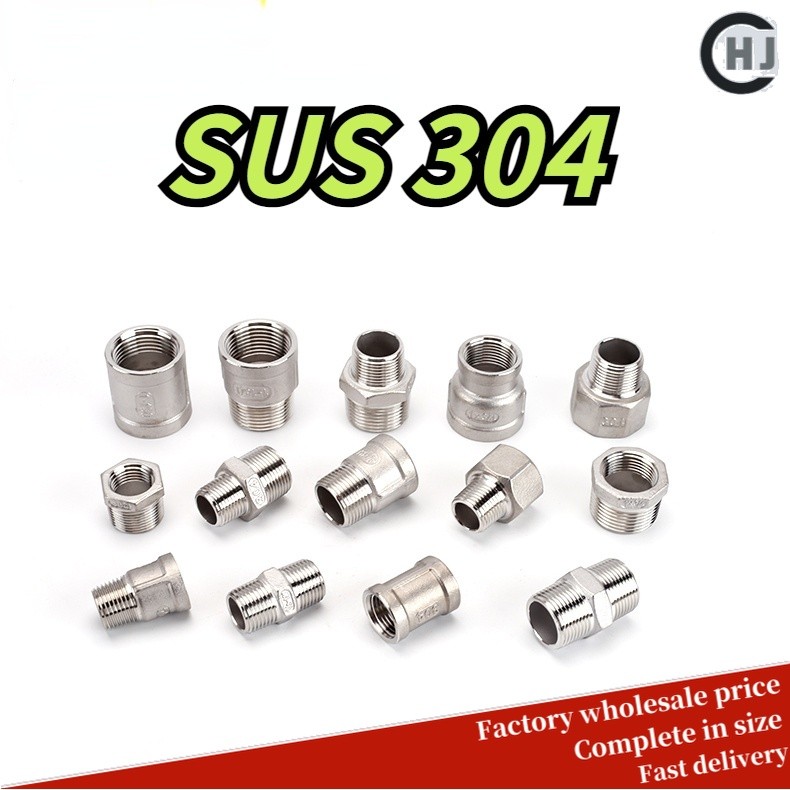 304 Stainless Steel Internal External Thread Directly to Threaded ...
