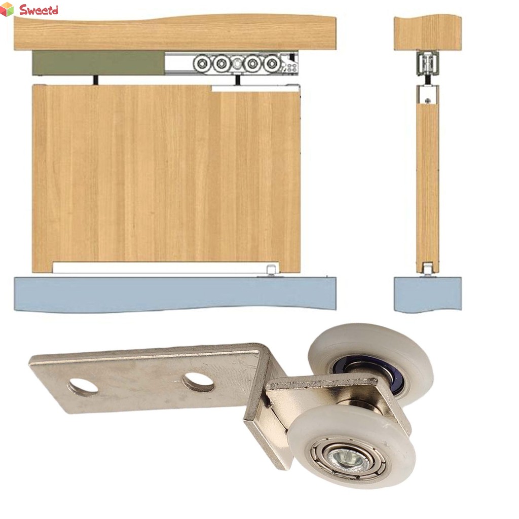 【SWTDRM】Sliding Door Pulley Hanging Track Pulley Block for Smooth ...