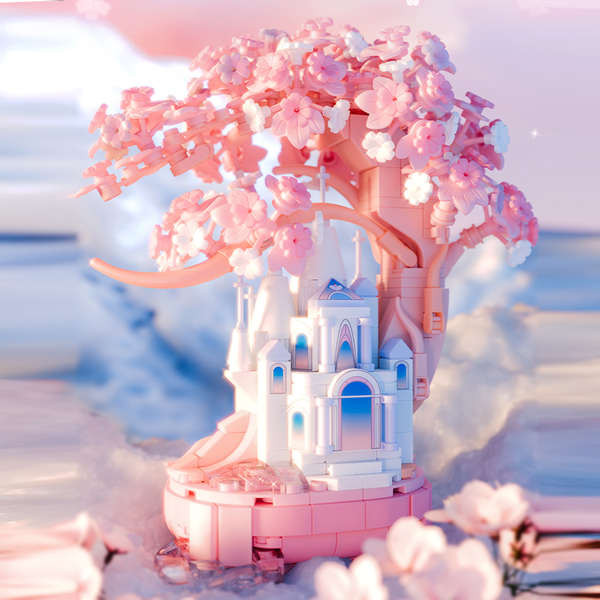 lego lego brick Persatuan Cahaya Bulan: Musim Bunga Sakura Musim Bunga ...