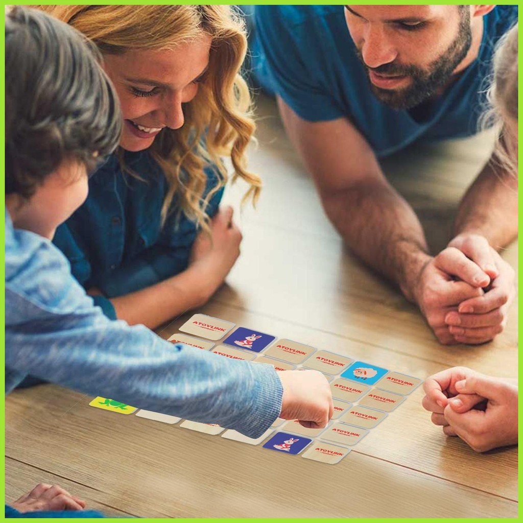 Wooden Matching Game for Kids Matching Cards Animal Wooden Matching ...