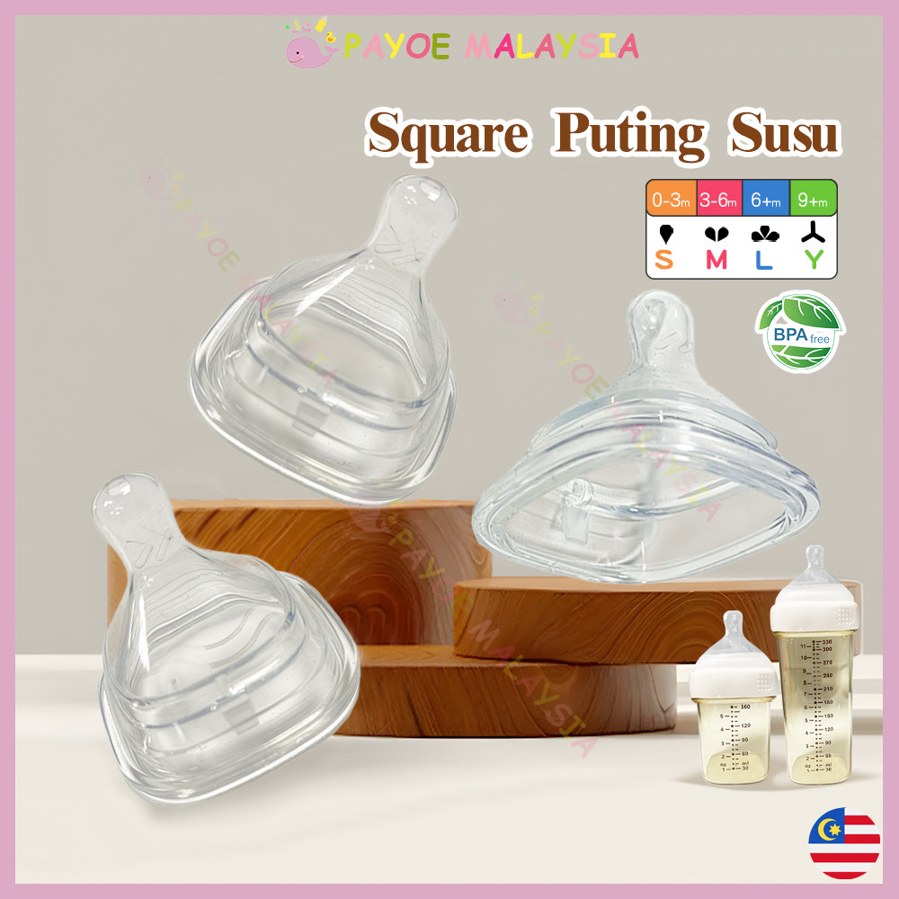 Payoe Puting Hegen Teat Baby Pacifier Puting Susu Hegen Puting Wideneck ...