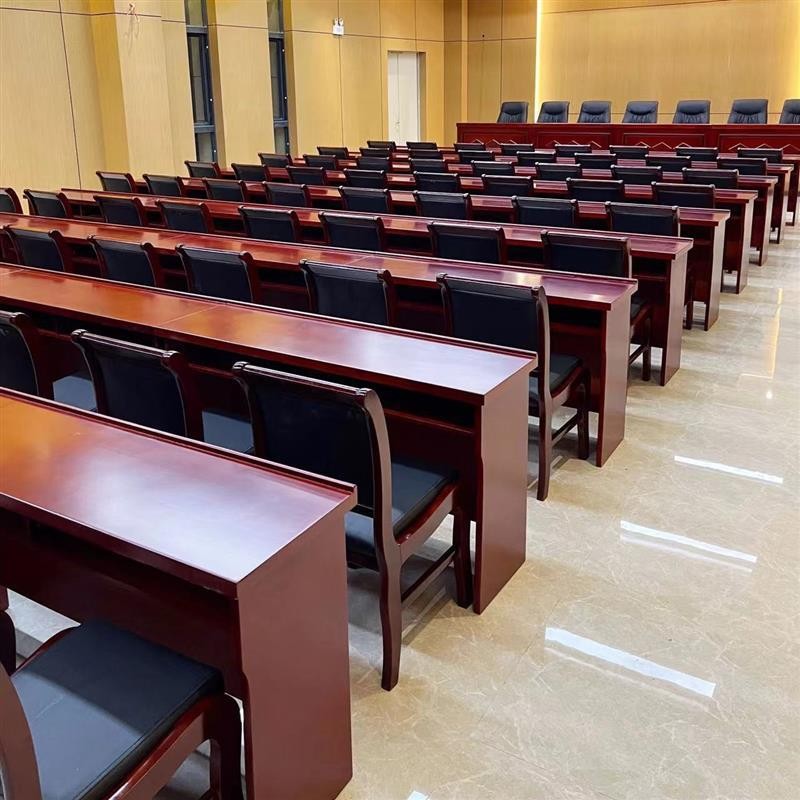 WK Conference Room Table Chair Combination Long Table Double Solid Wood ...