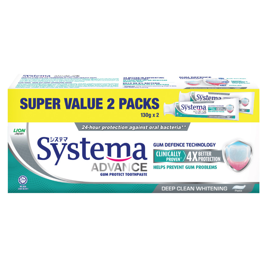 SYSTEMA Toothpaste Advance Deep Clean 2x130g | Shopee Malaysia