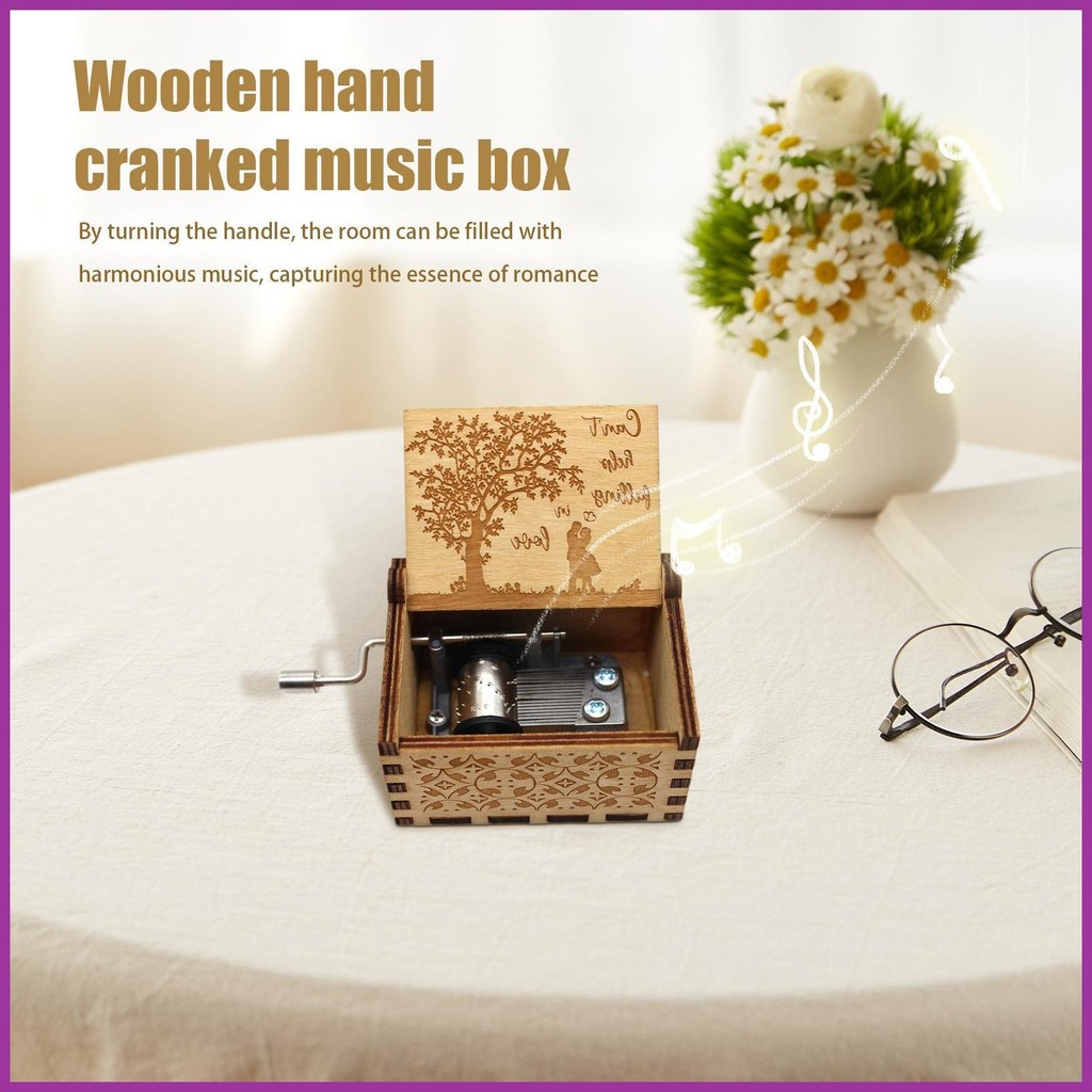 Can't Help Falling In Love Music Box Wooden Musical Boxes Can't Help ...