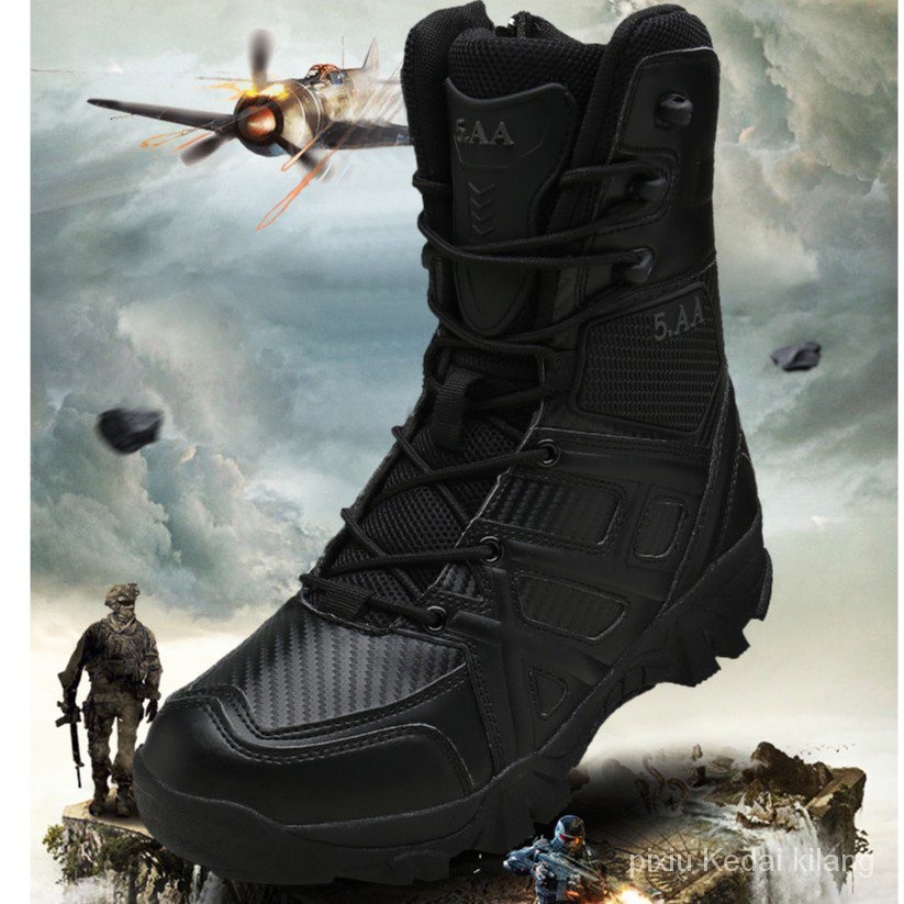 SK3 New Upline 5AA kasut tentera Combat boots military boots tactical ...