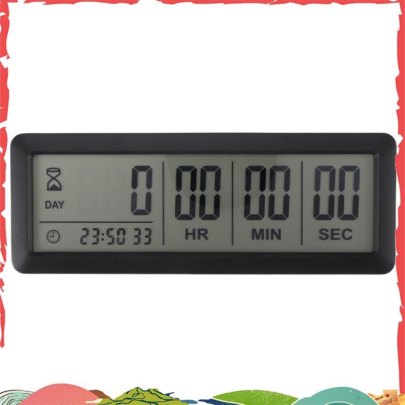 Big Digital Countdown Days Timer Clock - 999 Days Count Down Clock Timer for Graduation Lab ...