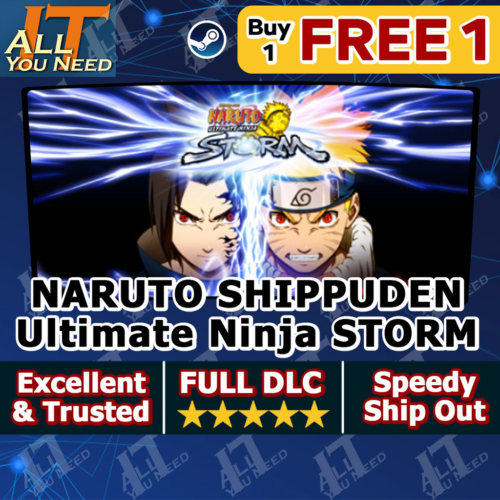 NARUTO SHIPPUDEN Ultimate Ninja STORM 1/2/3/4 With FULL DLC [PC Game ...