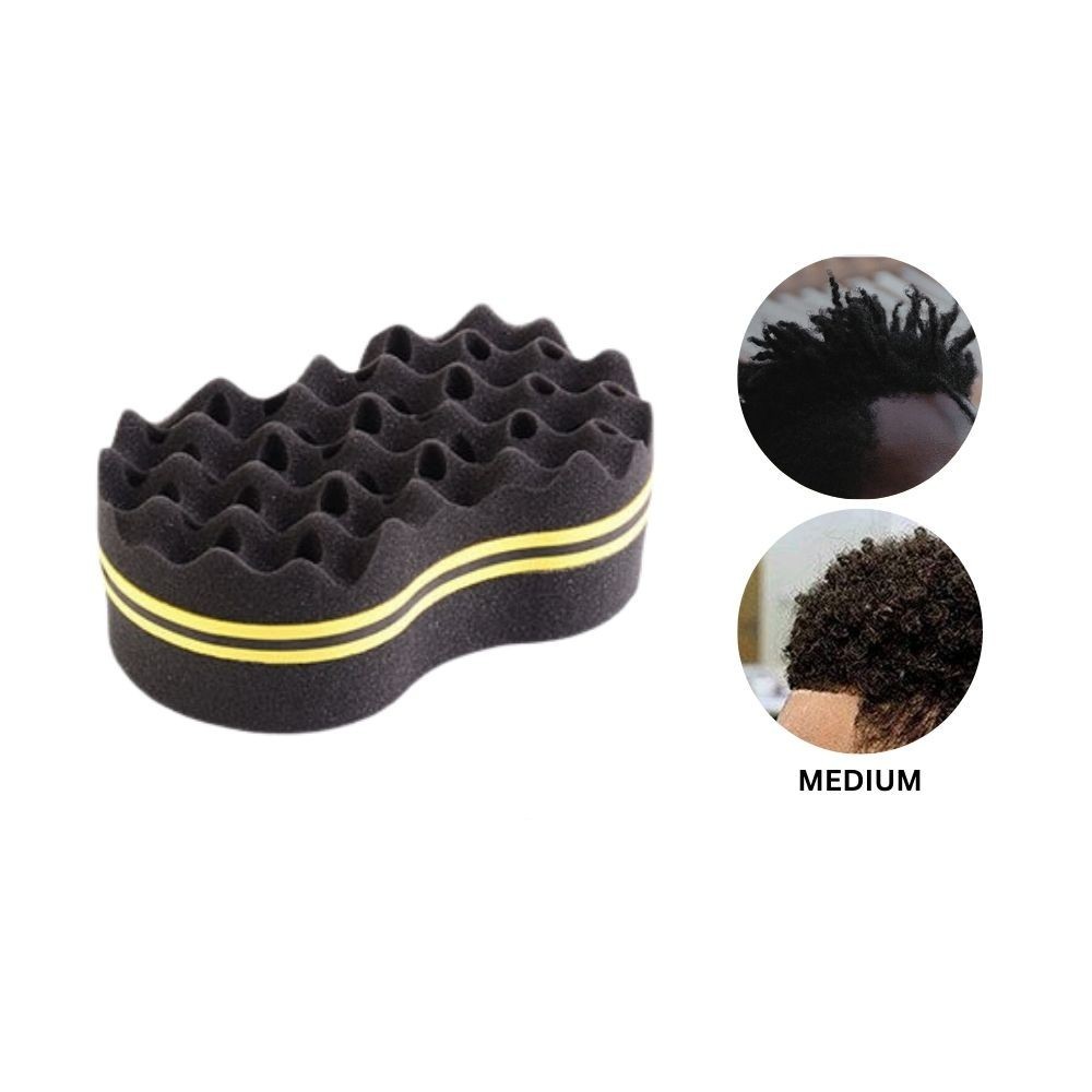 PROFESSIONAL Afro Hair Curl Sponge - MEDIUM (RANDOM COLOUR) (JS ...