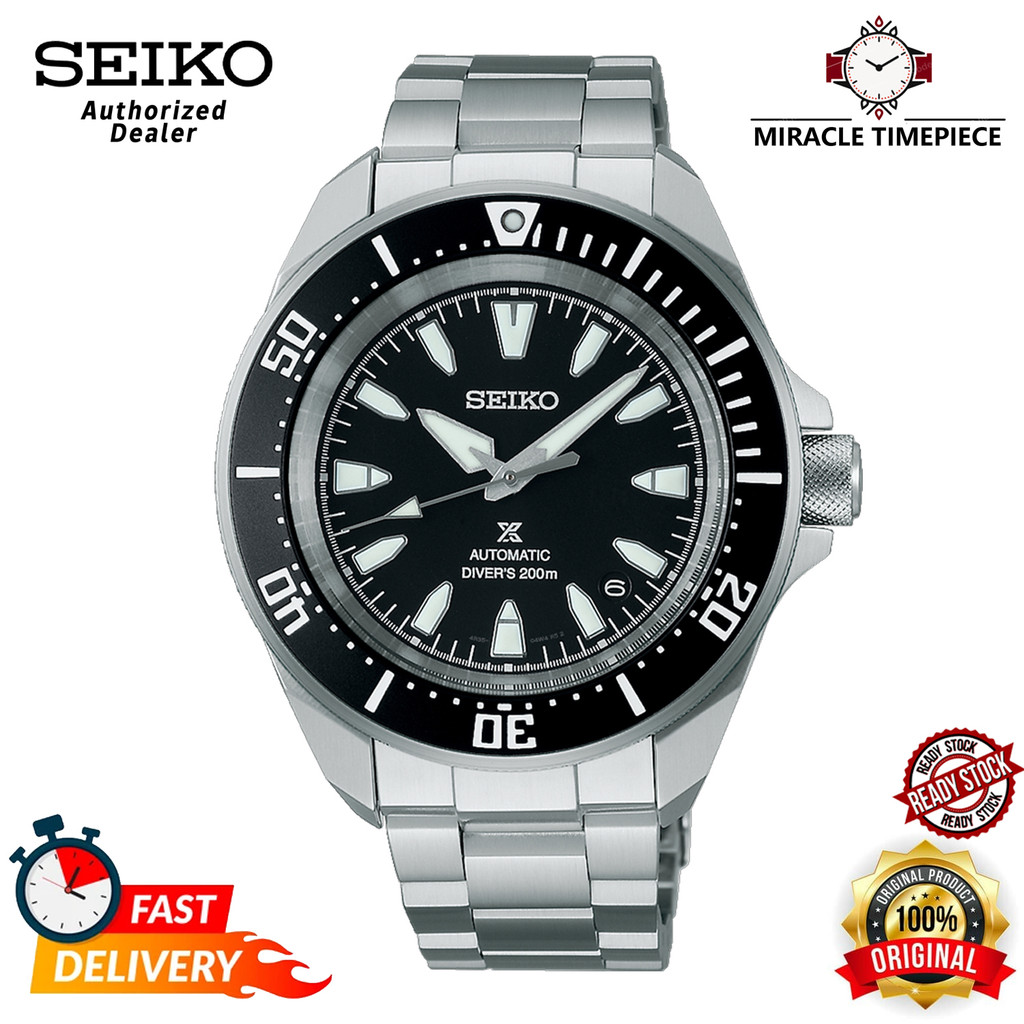 Seiko Prospex Sea Samurai Divers Automatic Hardlex Crystal Glass ...