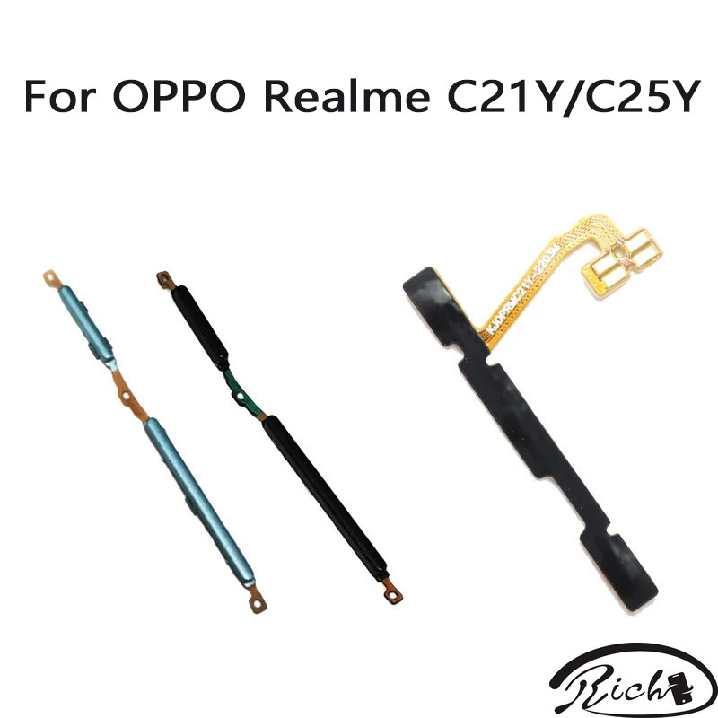 Power on / off Switch Button For OPPO Realme C21Y C25Y Side Volume Up ...