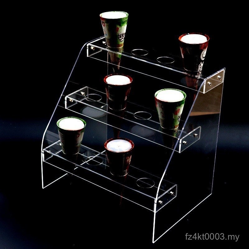 Transparent Transparent Perforated Bracket Cone Acrylic Storage Rack ...