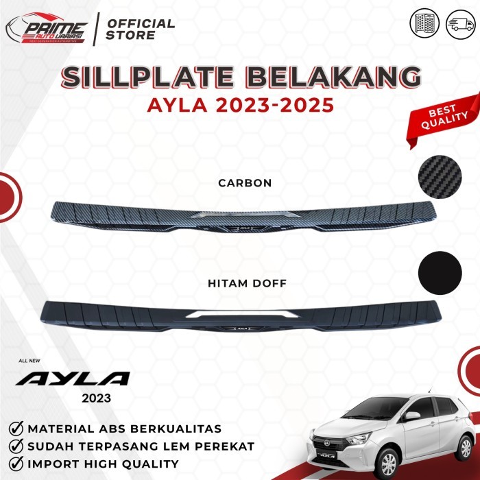Sill Plate Rear Trunk Sillplate All New Ayla 2023 2024 2025 - ISK ...