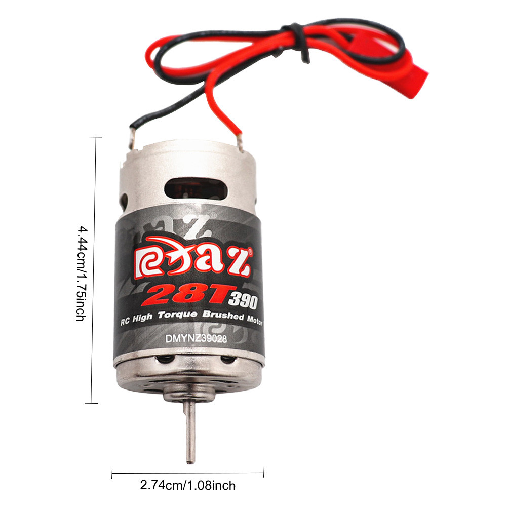 [chichome.my] 28T 390 Brushed Motor DC Motor JST RC Motor for TAMIYA ...