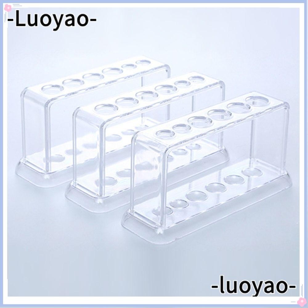 LUOYAO1 Test Tube Rack, Plastic Test Tube Holder, High-quality 6 Holes ...
