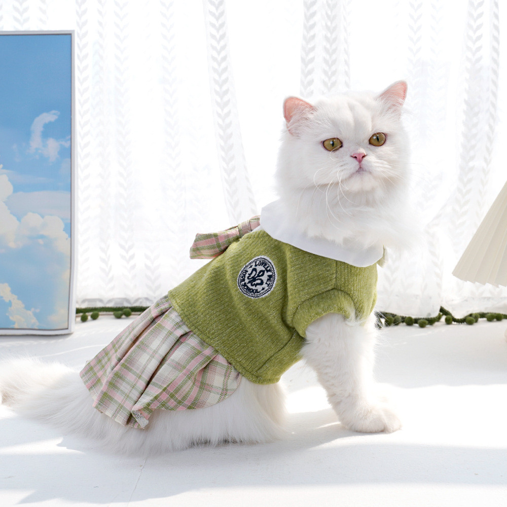 Exquisite Korean JK Pet Collection Enchanting Garments for Cats Elegant ...