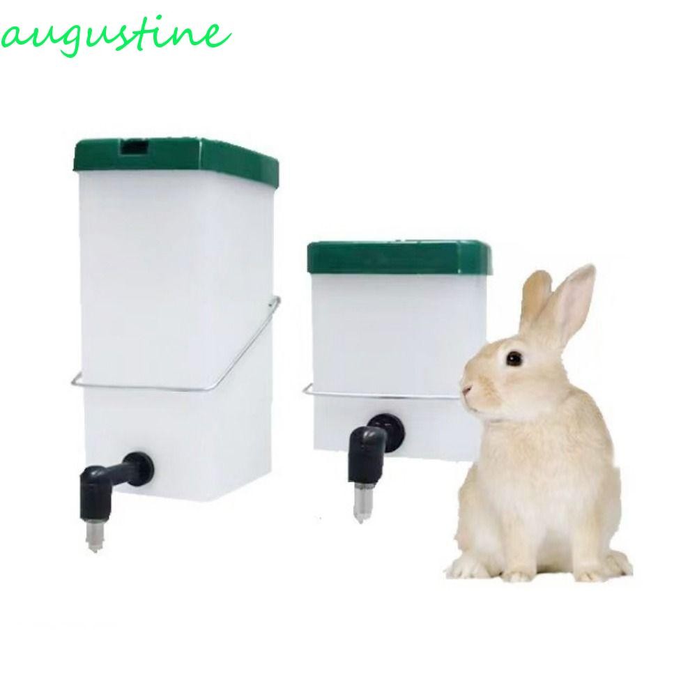 AUGUSTINE Pet Hanging Feeder, Detachable Plastic Rabbit Water Dispenser ...