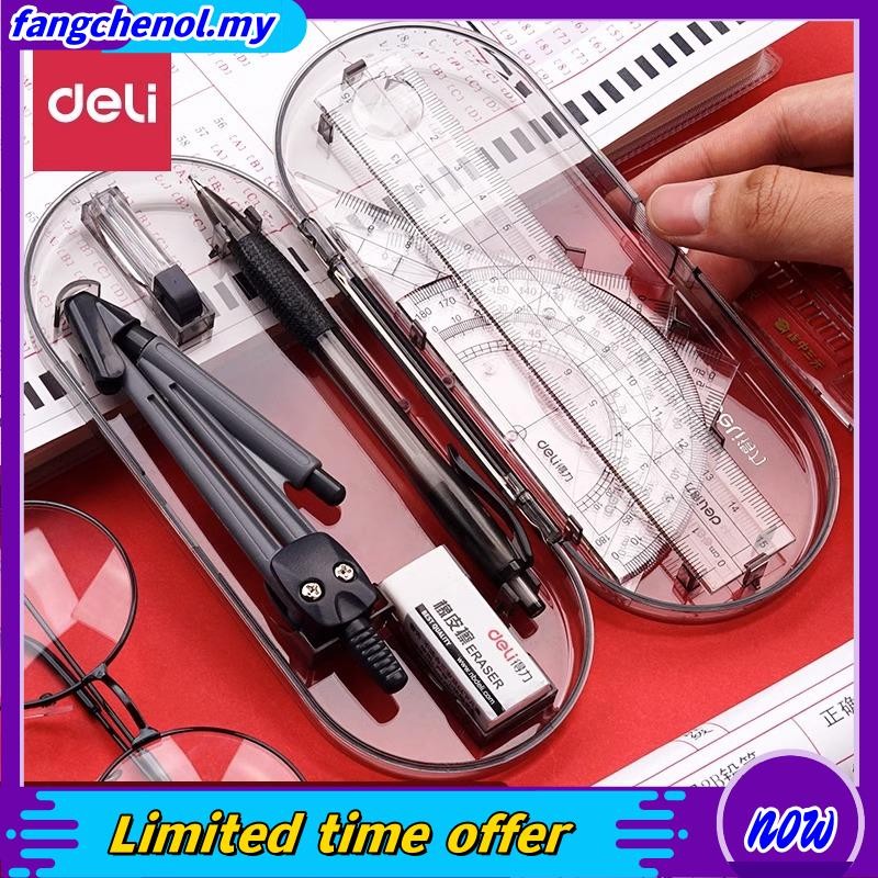 Mathematical Geometry Kit Set 8 Pieces Student Supplies with ...