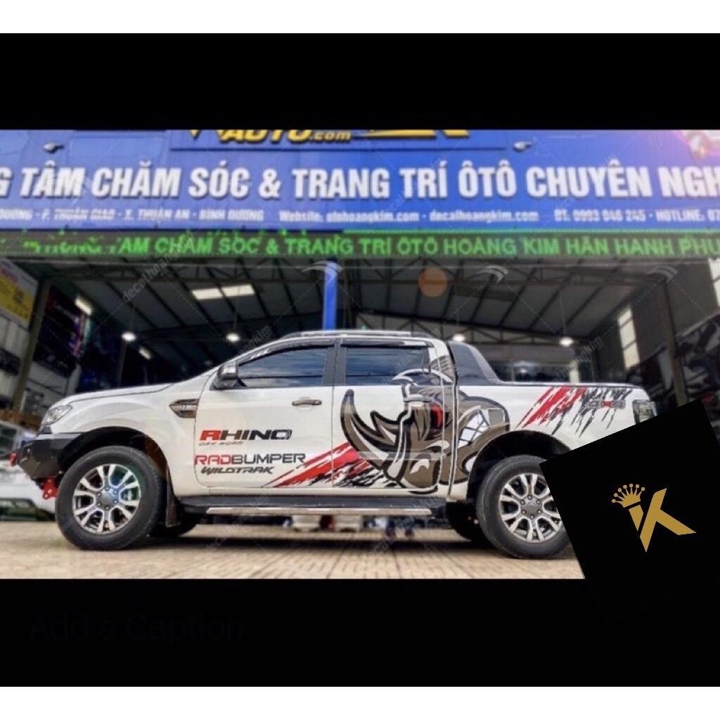 [4X4Series] K502# RHINO 4X4 Truck High Quality Body Vinyl Stickers ...
