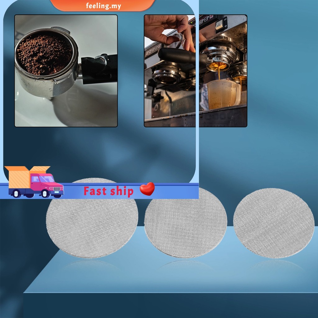 51/54/58mm Reusable Metal Coffee Filter Screen Puck Screen for Espresso ...
