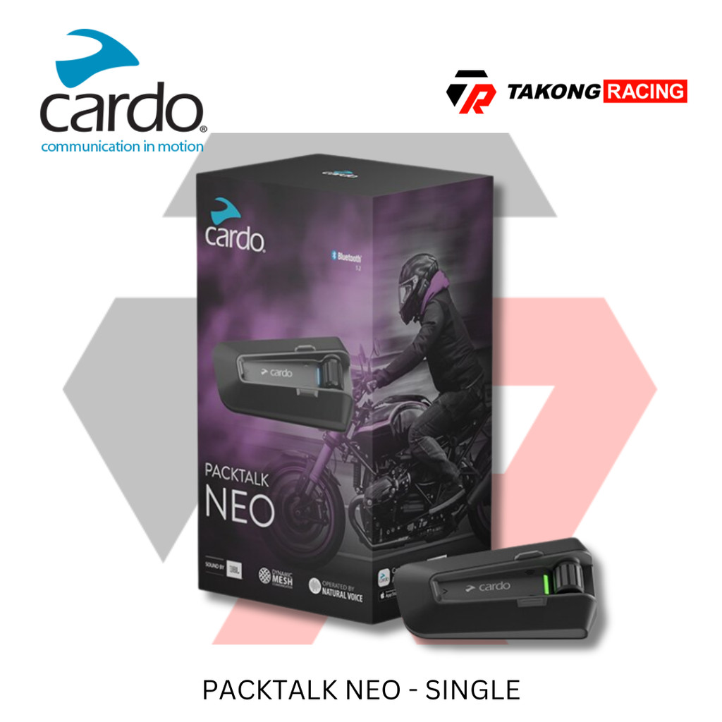 Cardo Packtalk Neo Single Intercom | Shopee Malaysia